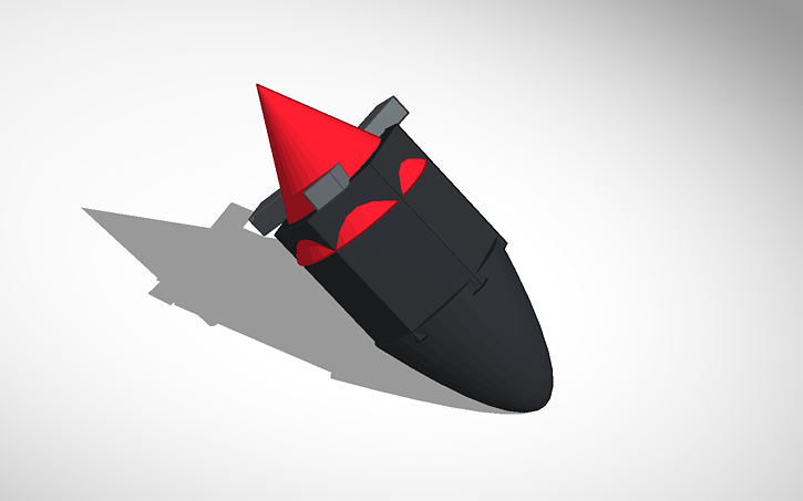 3D design missile - Tinkercad