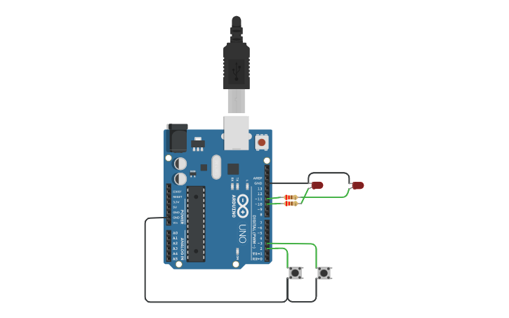 Circuit design UD8.LAB5B - TOFF + SWITCH | Tinkercad