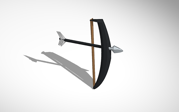 3D design bow - Tinkercad