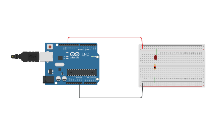Circuit design código morse | Tinkercad