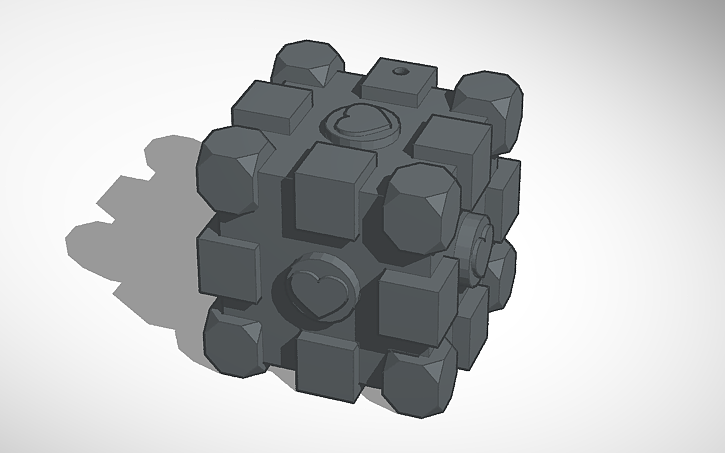 3D design companion cube | Tinkercad