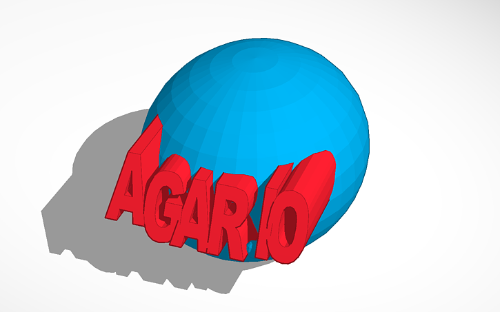 3D design Agar.io Cell - Tinkercad