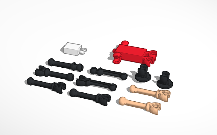 3D design posable figure? - Tinkercad