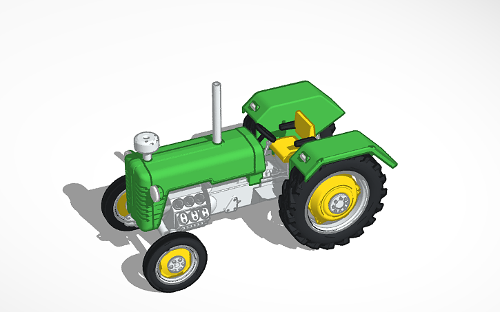 3D design Tractor - Tinkercad