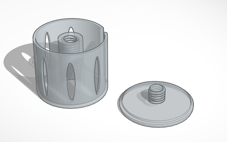 3D design Stamp roll dispenser - Tinkercad