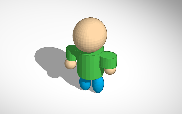 3D design Baldi figure | Tinkercad