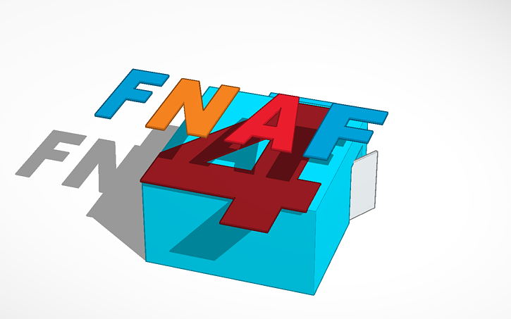 3D design Fnaf 4 Map - Tinkercad