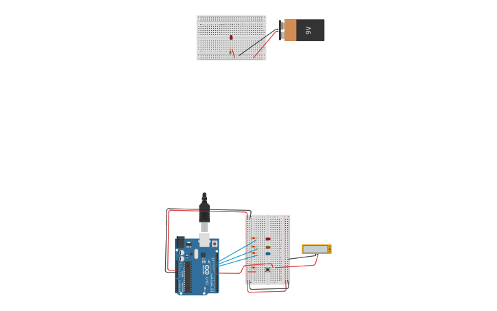 Circuit design Intro Arduino Circuit | Tinkercad
