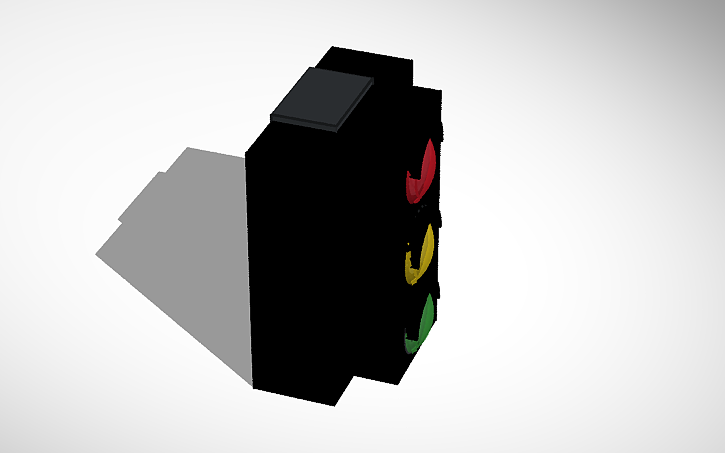 3d Design Traffic Light Tinkercad