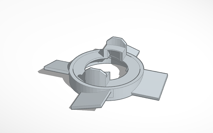 3D design Beyblade Burst Custom: "Hover" Disk - Tinkercad