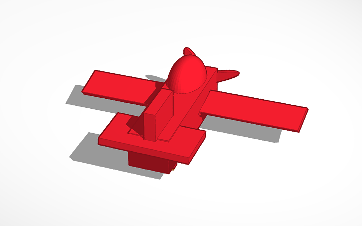 3D design Plane - Tinkercad