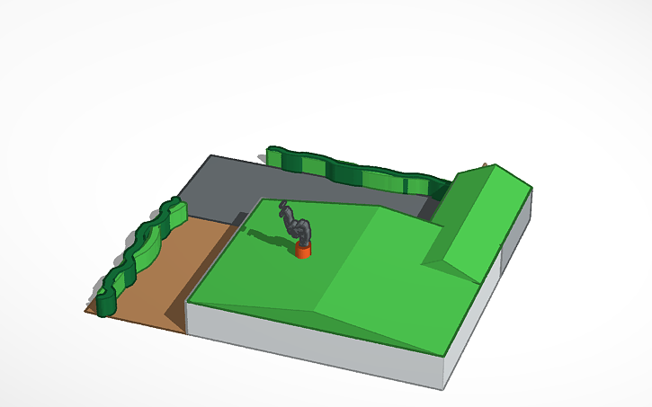 3D design tavallinen talo - Tinkercad