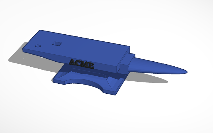 3D design Acme Anvil 3 | Tinkercad