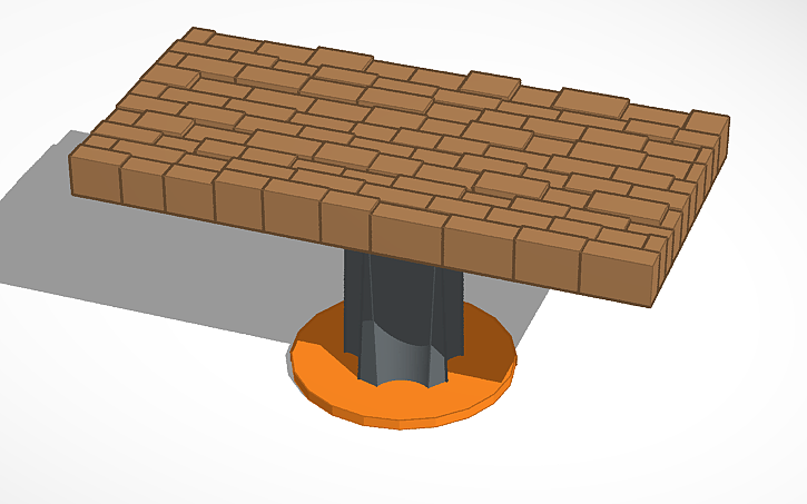 3D design Stone Table - Tinkercad