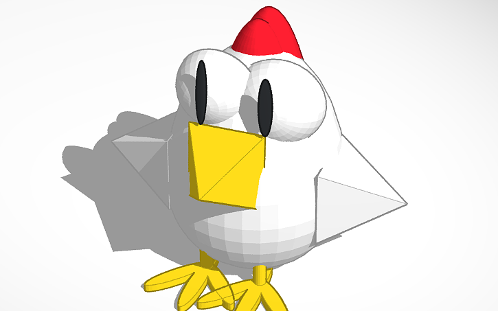 3D design little chicken | Tinkercad