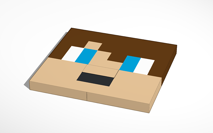 3D design My Minecraft Skin Head | Tinkercad