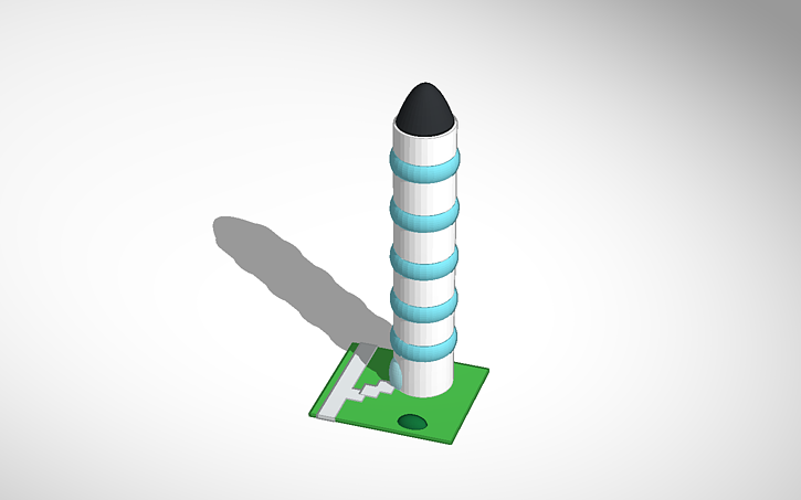 3D design Big round office building | Tinkercad