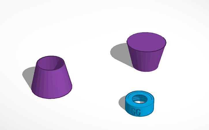 3D design Bottle top sprinkler template | Tinkercad