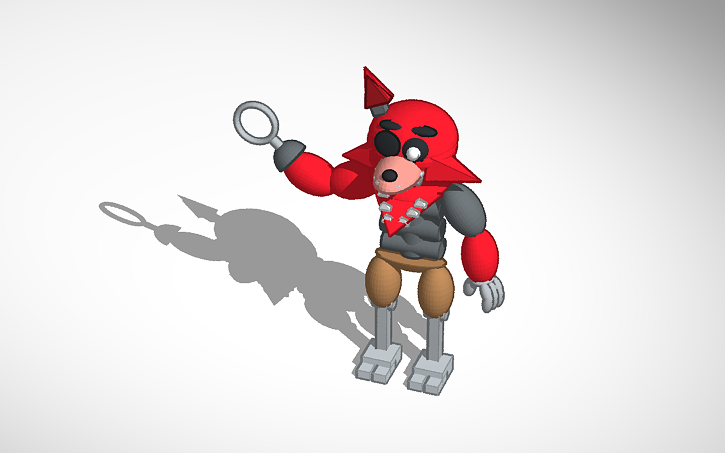 3D design Ignited Foxy JOC - Tinkercad