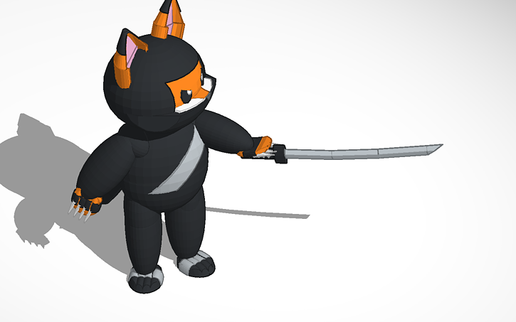 3D design Ninja fox 2 | Tinkercad