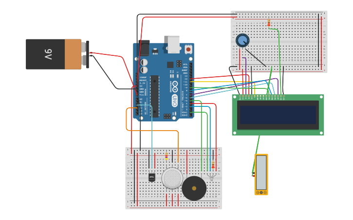 Circuit design Sensor | Tinkercad