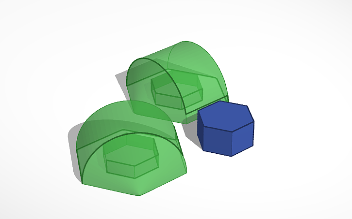 3d Design Half Hexa Sphericon By Bluecheese Tinkercad