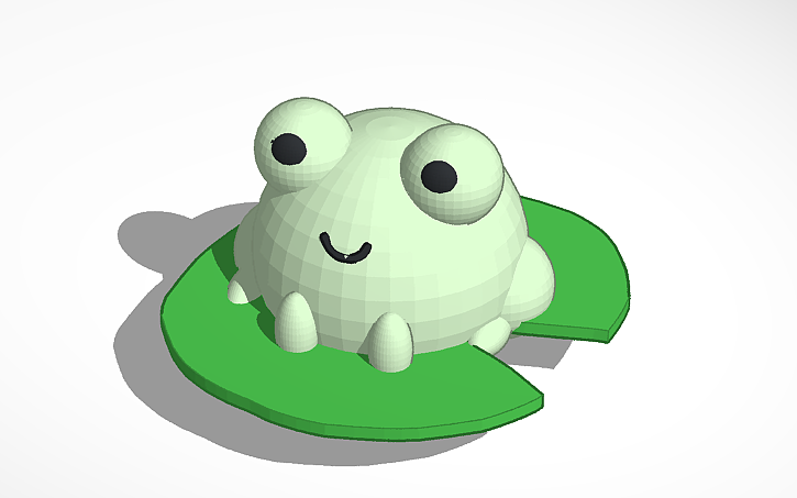 3D design Cute Froggy - Tinkercad
