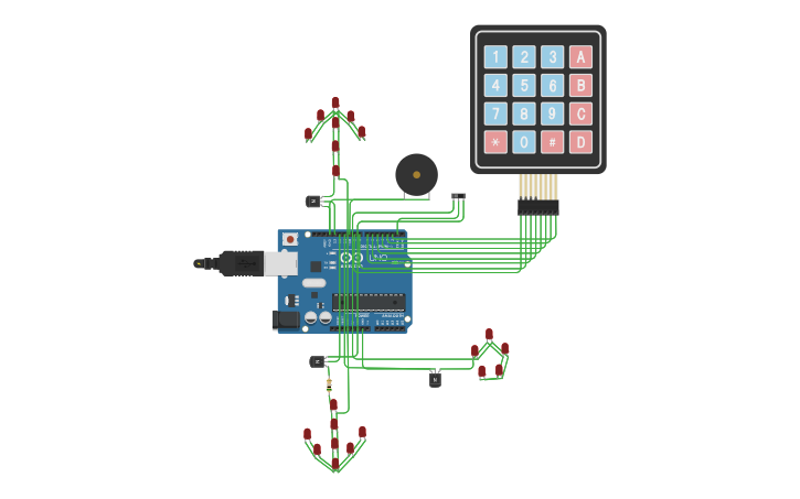 Circuit design Guessing Game - Tinkercad