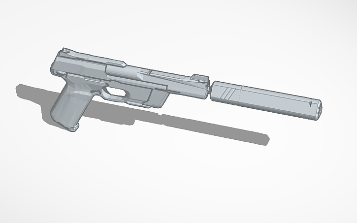 3D design Valorant Ghost - Tinkercad