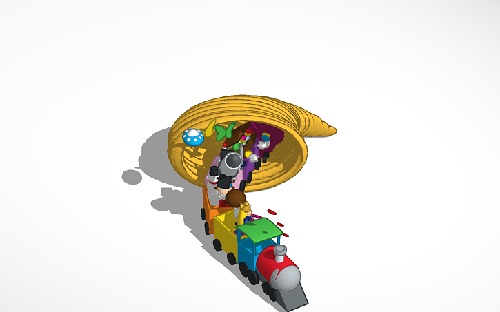 3D design Train - Tinkercad