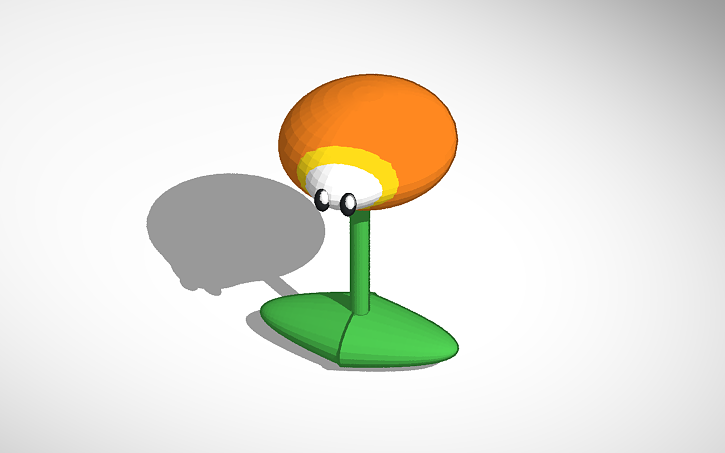 3D design fire flower | Tinkercad