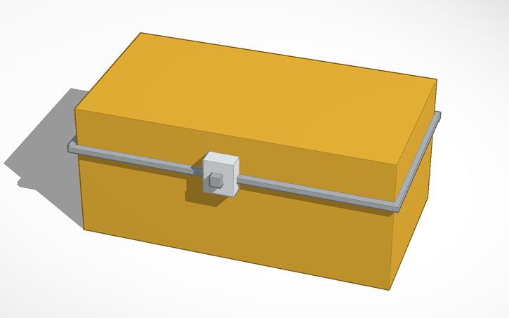 3D design chest - Tinkercad