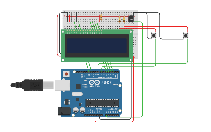 Circuit design Temporizadores e suas aplicações - Tinkercad