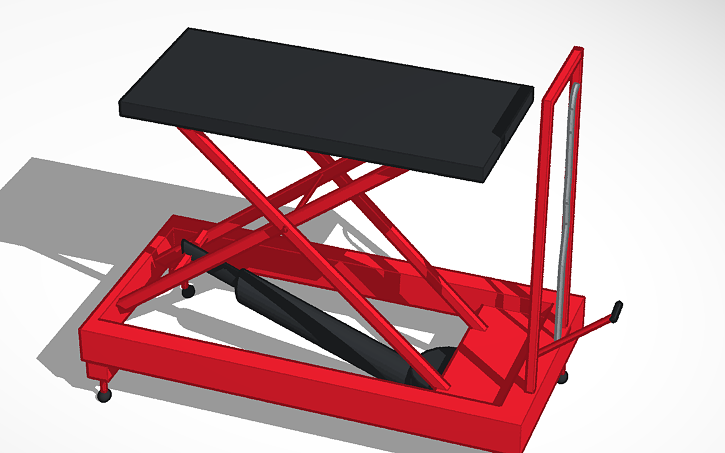 3D design robot lifter - Tinkercad