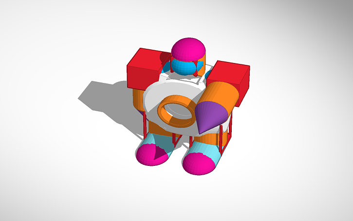 3d Design Robot Tinkercad