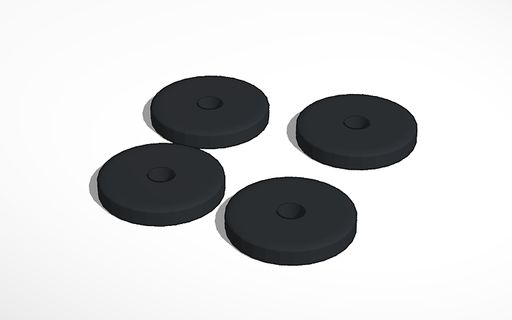 3D design Car wheels and axle | Tinkercad