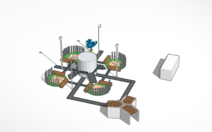 3D design LA softball complex | Tinkercad