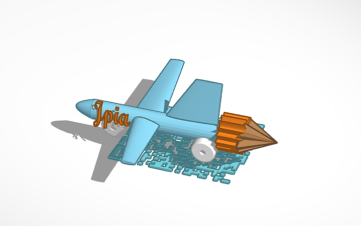 3D design Tinkercad Jet | Tinkercad