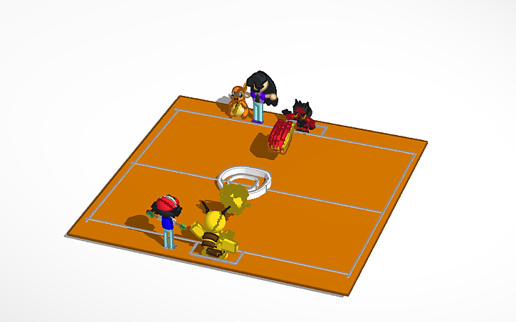 3D design Charmaine's Pokemon Battle | Tinkercad