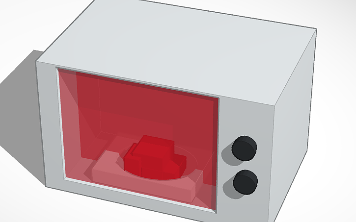 3D design Microwave - Tinkercad