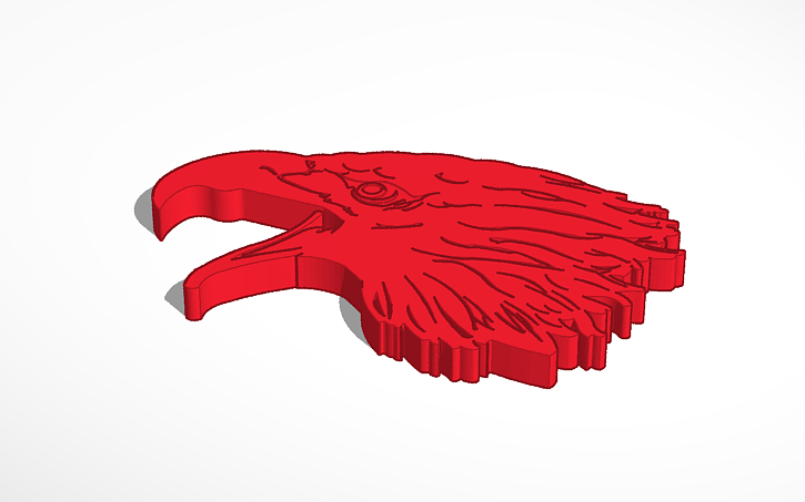 3D design eagle - Tinkercad
