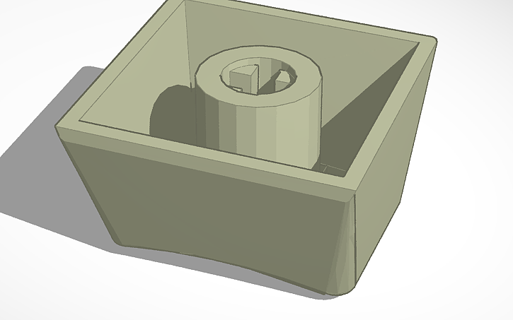 3D design One Atari ST Key Cap - Tinkercad