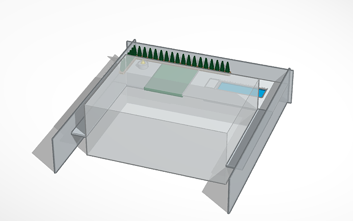3D design 236 Loon Ct deck/pavers_plant boxes | Tinkercad