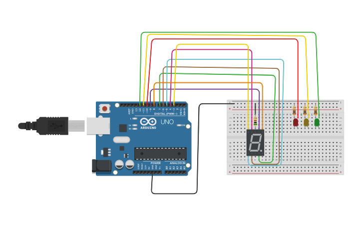 Circuit design 7 segmenta davalebaN1 - Tinkercad