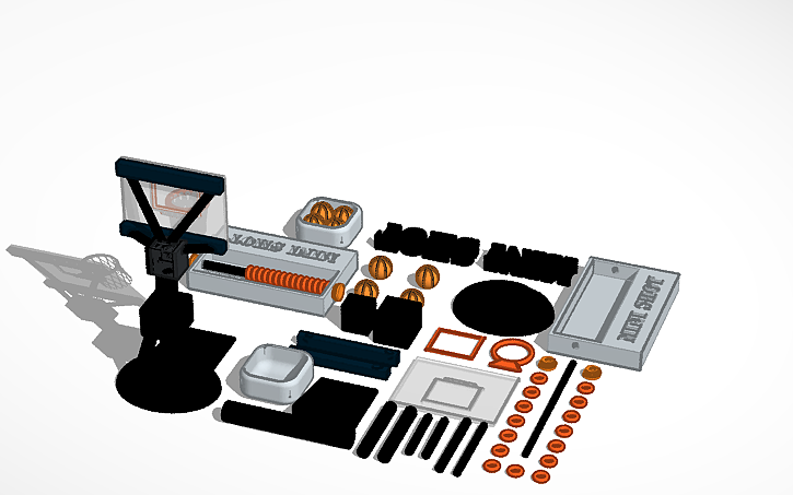 3D design MINI SHOT - 3d printable toy - mythics - Tinkercad