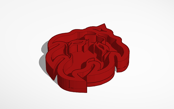 3D design Ninjago Kai Emblem - Tinkercad