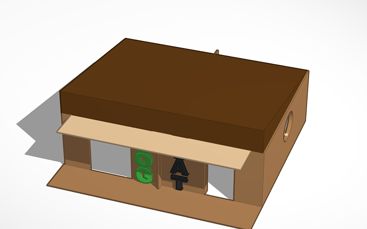 3D design Dog/Cat House - Tinkercad