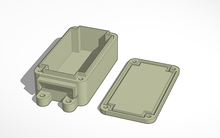 3D design sealed box | Tinkercad