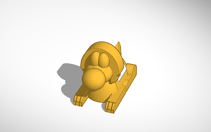 3D design yoshi sphinx - Tinkercad