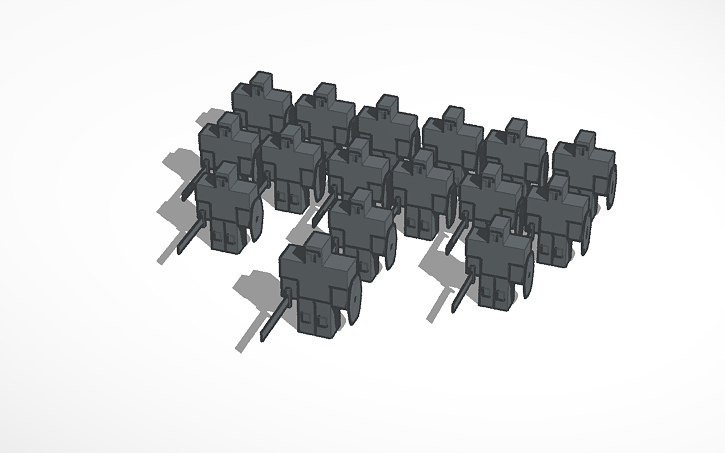 3D design the army - Tinkercad